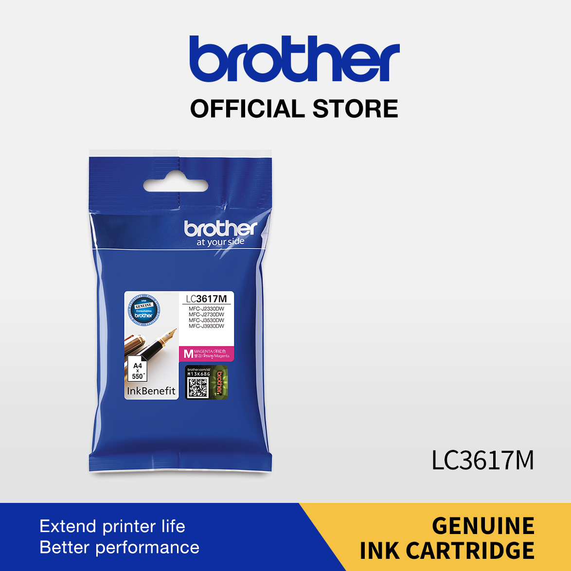BROTHER INK LC-3617 MAGENTA - HETERO